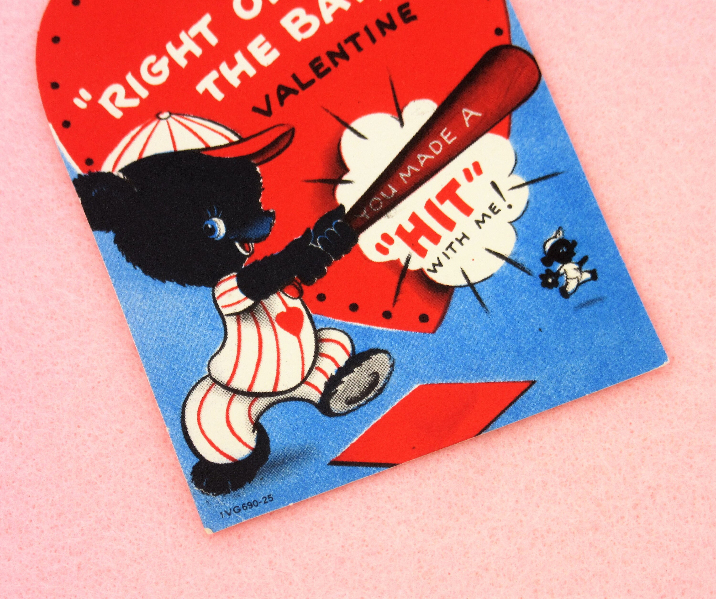 Greeting Cards Vintage Valentine Card Anthropomorphic BEAR CHEF Baker ...