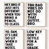 Middle School Math Classroom Wall Art Decor, English Class Poster, High ...