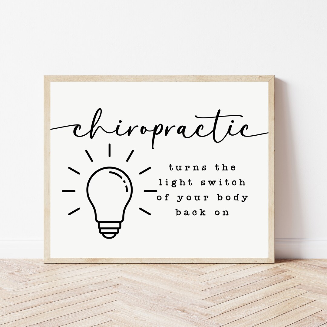 Chiropractic Office Decor, Chiropractor Wall Art Print, Spine Poster ...