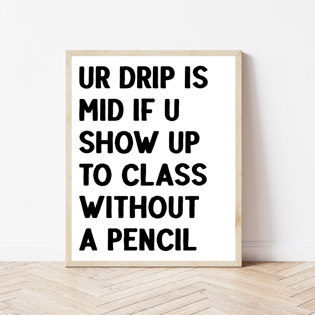 High School Math Classroom Decor, Funny Male Teacher Poster, Classroom ...