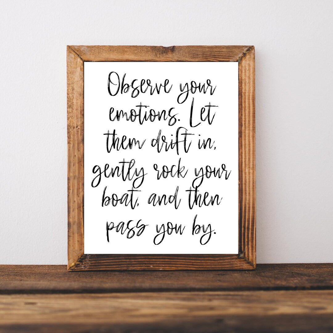 Therapy Office Decor, Therapy Wall Art, Emotions Poster, Therapy Gift ...