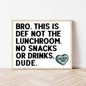 Classroom Rules Poster, Middle School Classroom Wall Decor, ELA Sign ...