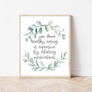 Holistic Healing, Nutritionist Gift, Dietitian Wall Art, Eat the ...