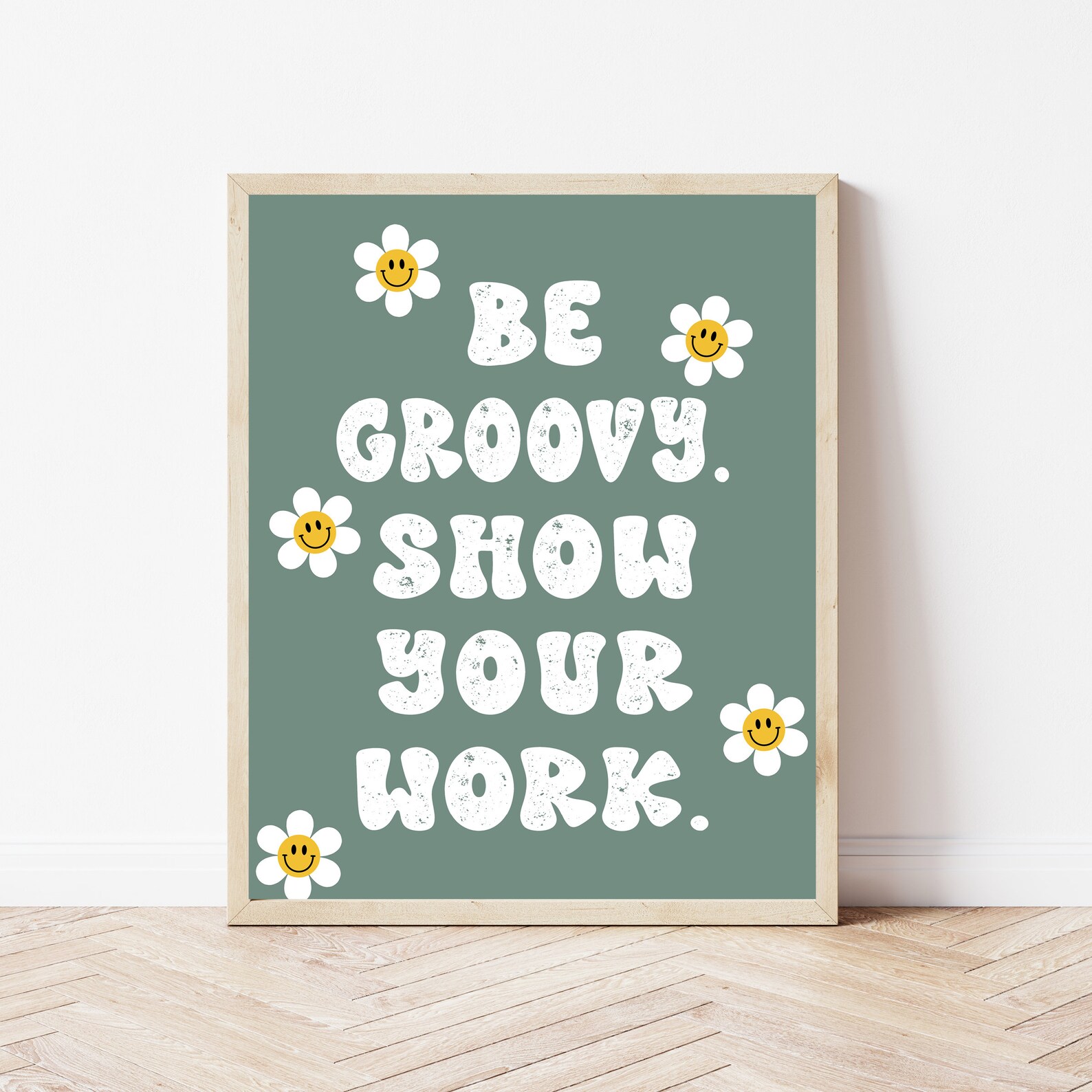 Retro Classroom Decor, Math Class, Groovy Classroom Wall Art, Show Your ...