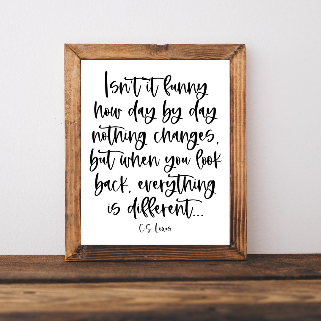 Inspirational Wall Art, C.S. Lewis Quote Wall Art, Printable Wall Art ...