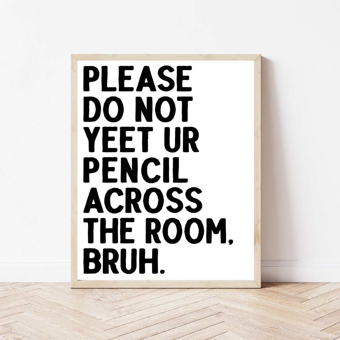 Middle School Math Classroom Poster, High School Science English Decor ...