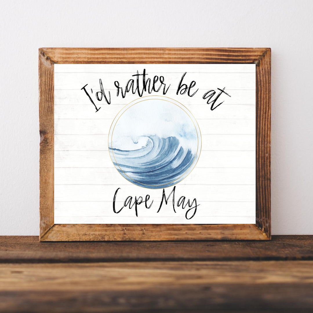 Cape May NJ, Cape May Print, Cape May Art, Cape May Sign, Cape May ...