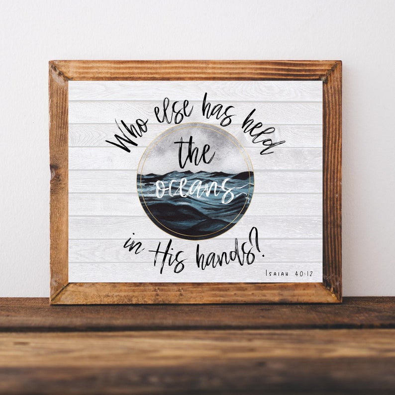 Bible Verse Wall Art Bible Verse Sign Christian Wall Art - Etsy