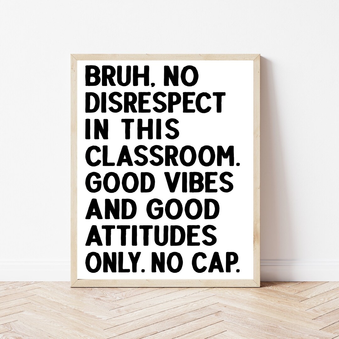 High School Math Wall Decor Poster, Junior High English Sign, Student ...