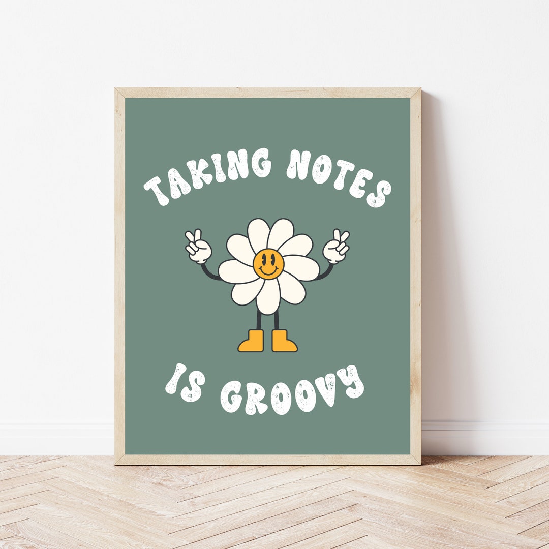 Retro Math Classroom Poster, Groovy Science Classroom Decor, High ...