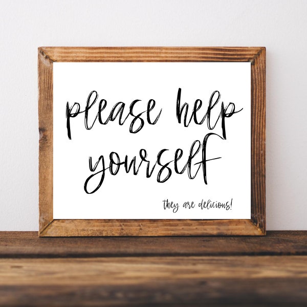 Please Help Yourself - Etsy