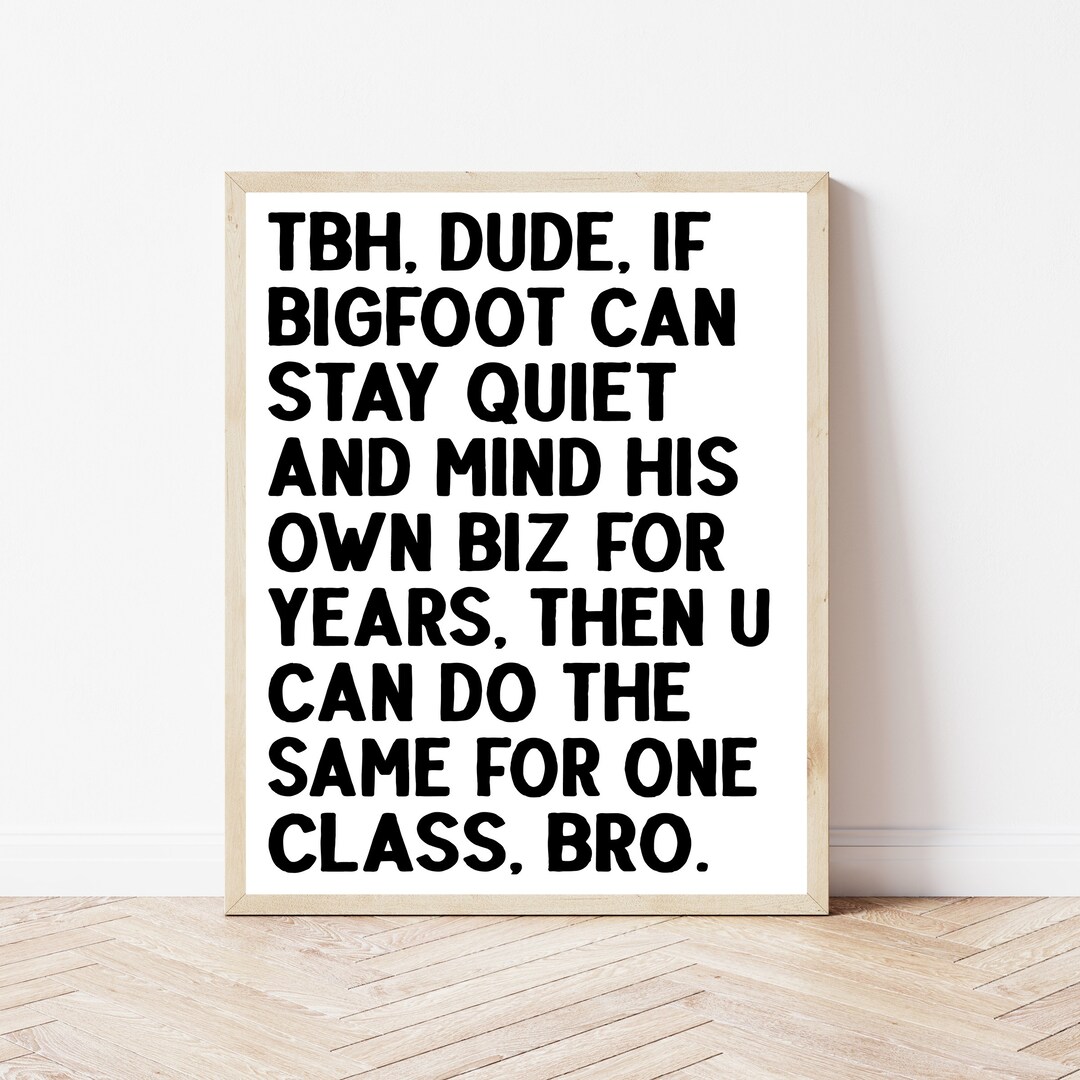Funny High Middle School Classroom Decor Poster, Math Prints, English ...