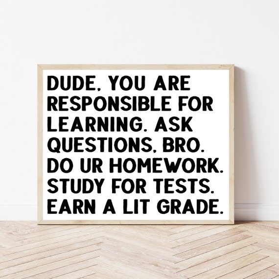 Middle School Math Classroom Rules