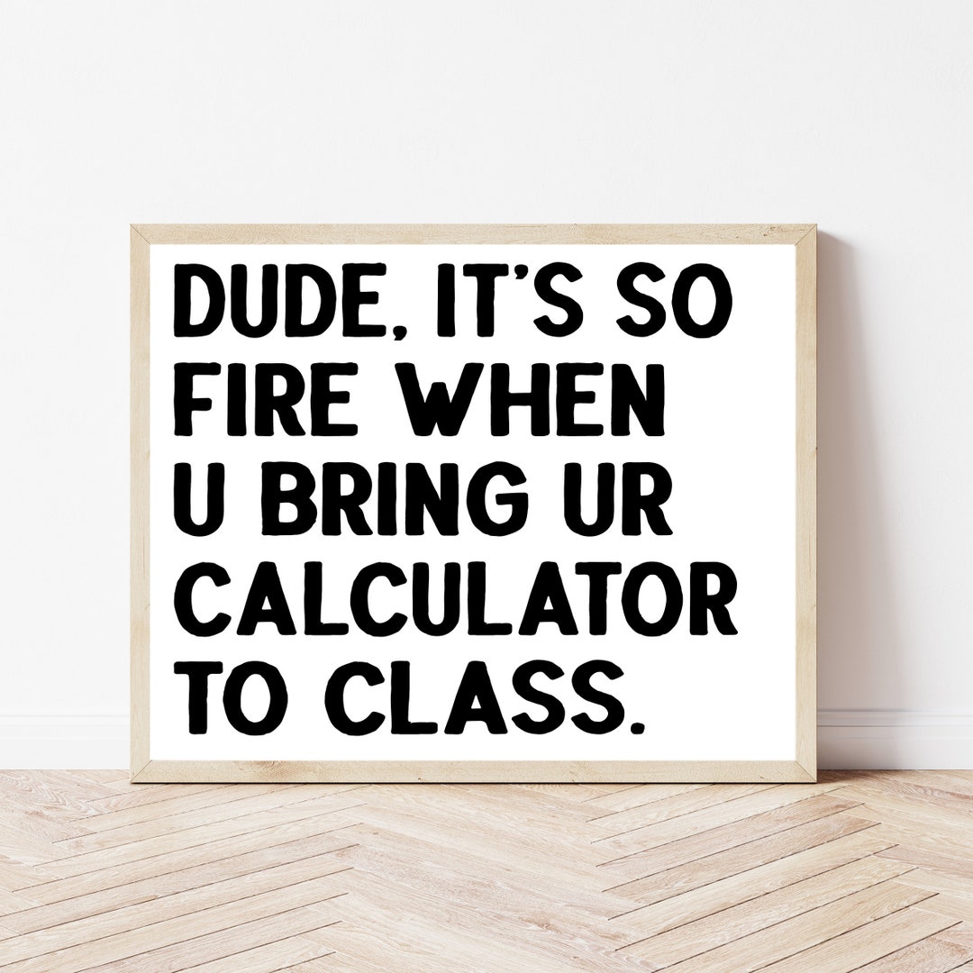Math Classroom Decor High School, Math Teacher Gift, Algebra, Geometry ...