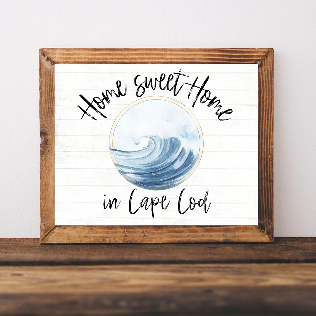 Cape Cod Print, Cape Cod Sign, Cape Cod Gifts, Cape Cod Art, Nantucket ...