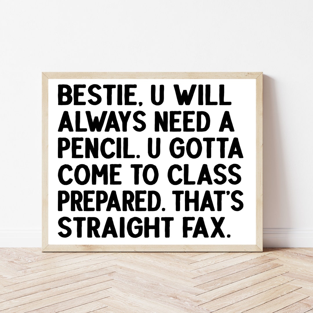 Classroom Rules Poster, ELA Sign, Math Class Saying, High School ...