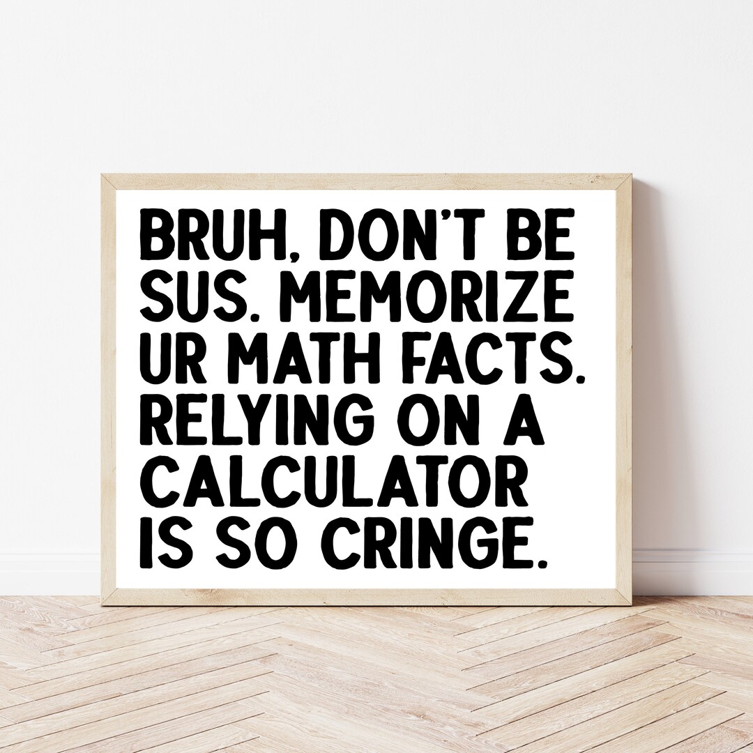 Middle School Math Classroom Decor, High School Mathematics Poster ...