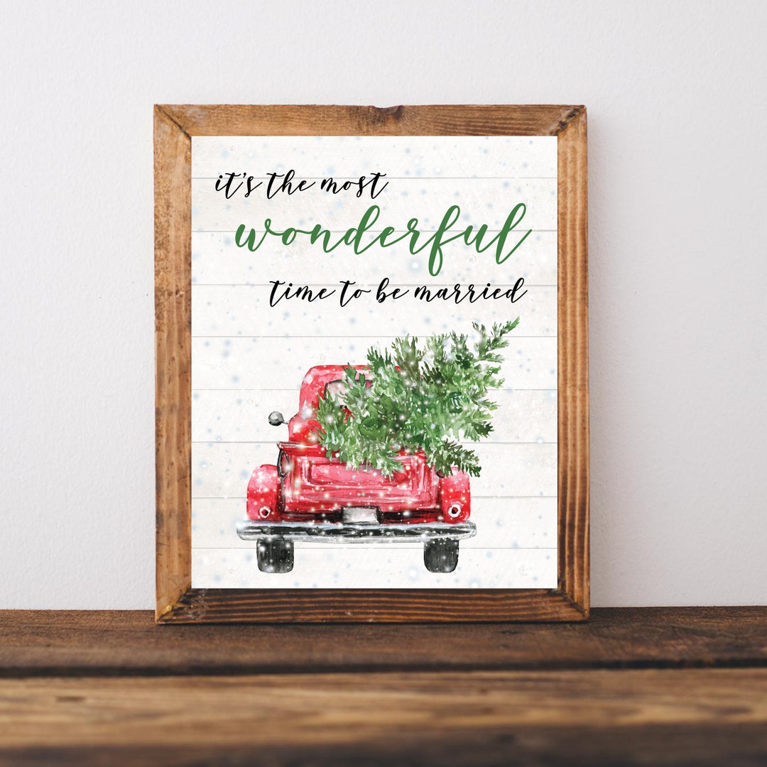 Christmas Wedding Signs, Winter Wedding Sign, Reception Signs ...