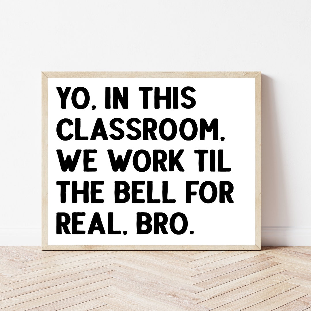 Classroom Rules Expectation Poster, Middle School Math Class Sign, High ...