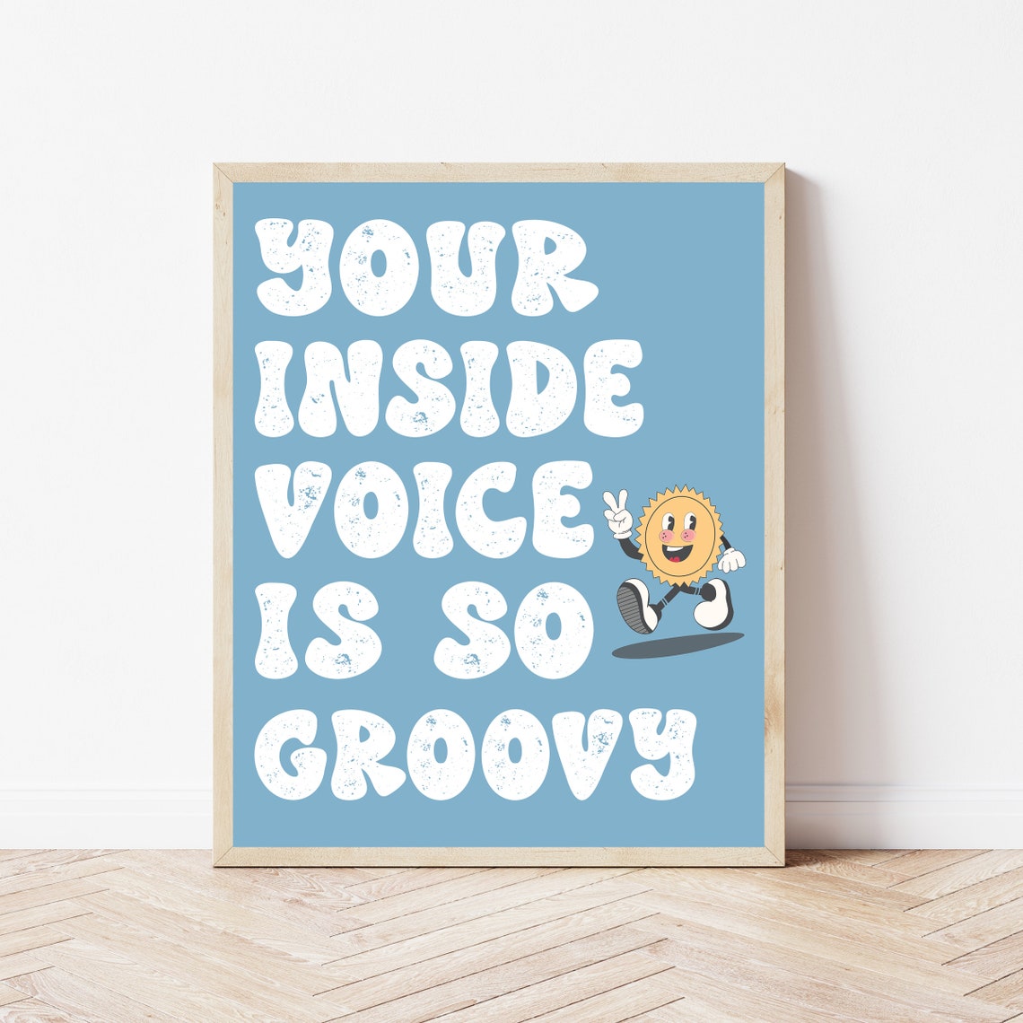 Voice Level Poster, Groovy Classroom Door Sign, Homeschool Printable ...