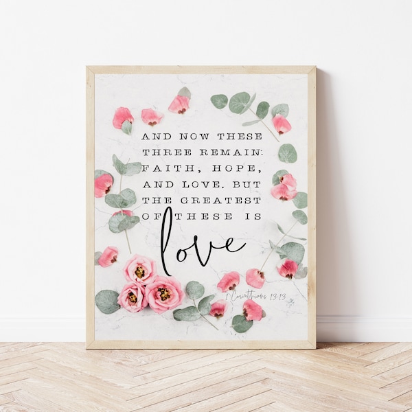 The Greatest is Love - Etsy