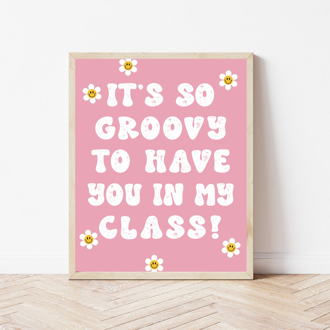 Groovy Classroom Door Sign Back to School Bulletin Board - Etsy