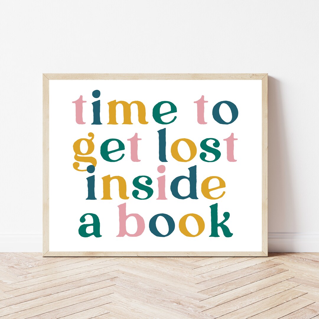 School Library Decor, Classroom Wall Art, Reading Nook Sign, English ...