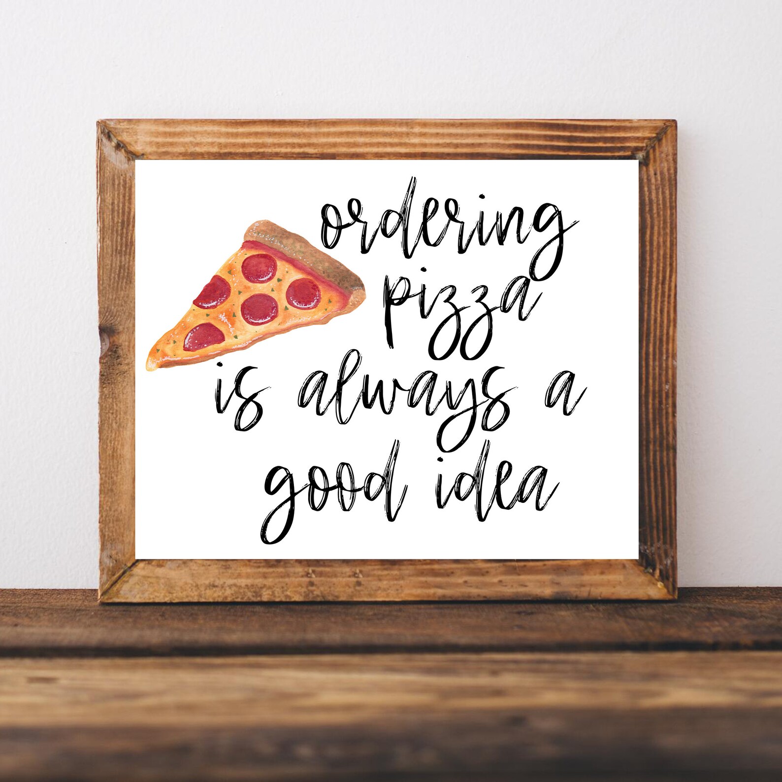 Pizza Wall Art Pizza Shop Decor Pizza Lover Gifts Pizza - Etsy