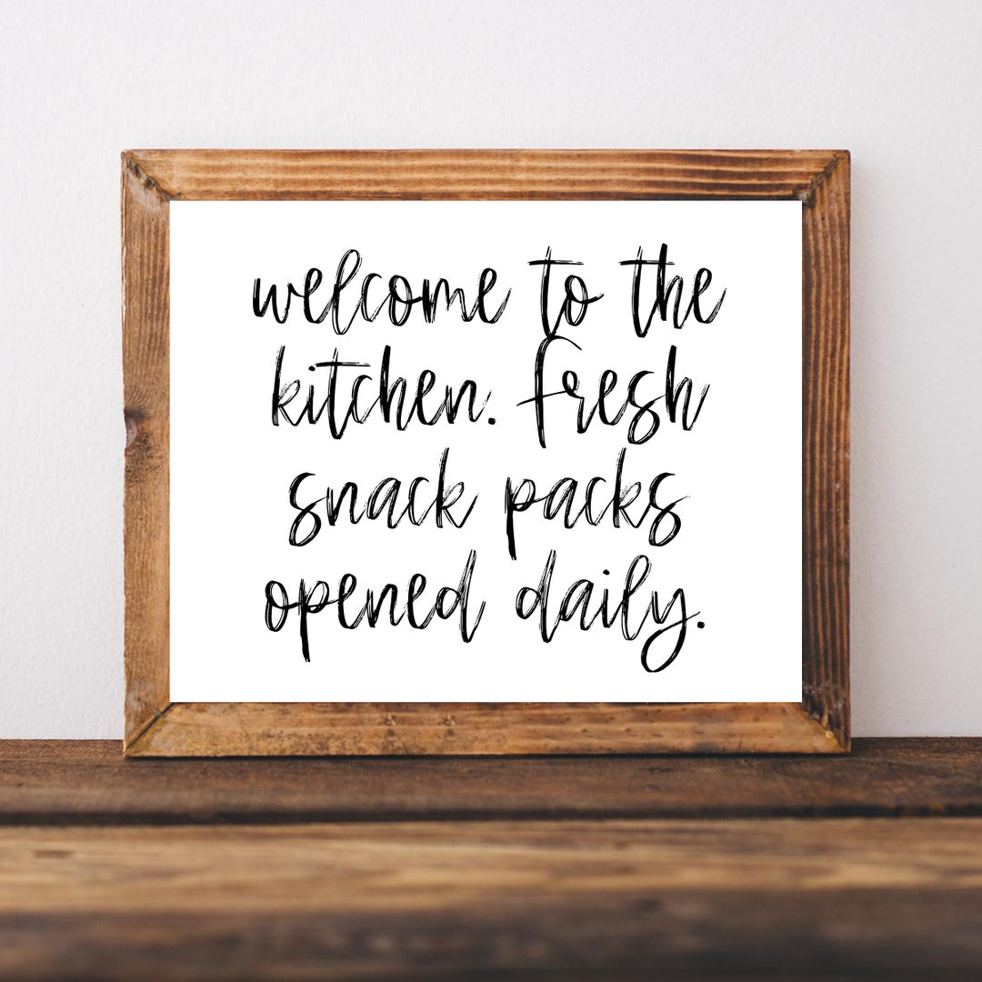 Kitchen Wall Art, Kitchen Wall Decor, Kitchen Signs, Kitchen Printable ...