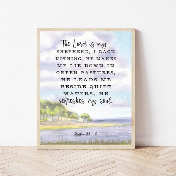 Lord is My Shepherd - Etsy