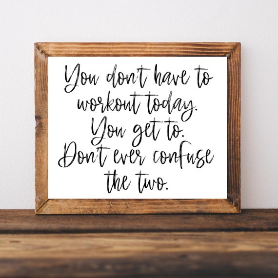 Fitness Wall Art Encouraging Fitness Wall Decor Healthy | Etsy