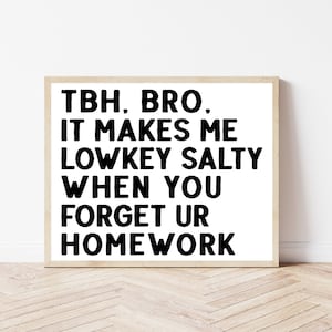 Science Classroom Decor, High School Teacher Gift, Math Class Print, Funny Classroom Wall Art ...