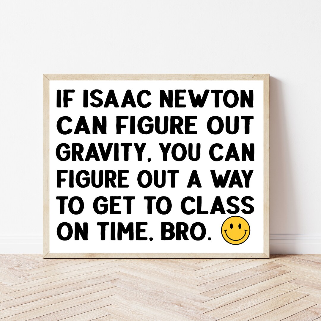 High School Classroom Rules Sign, Science Class Poster, Funny Math ...