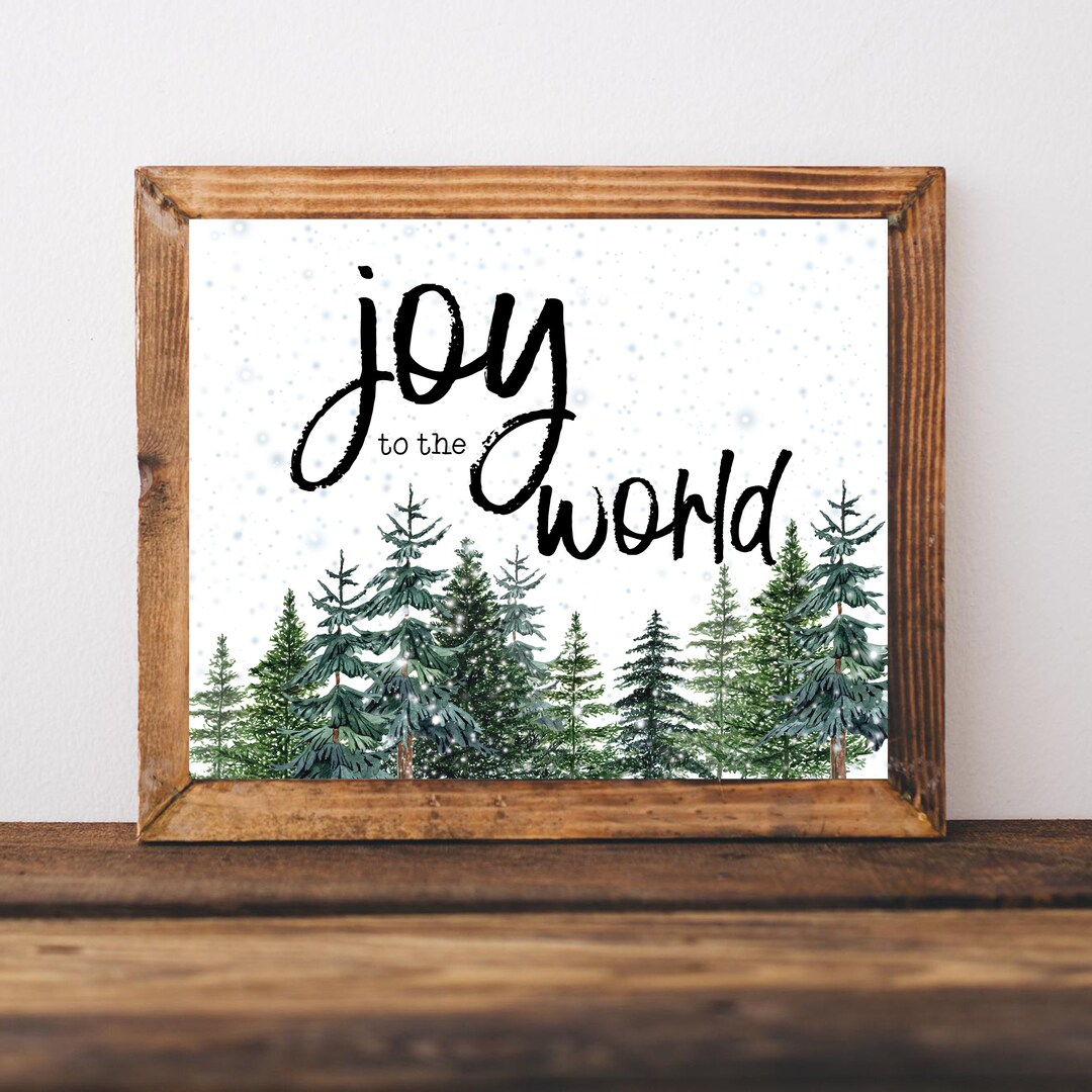 Farmhouse Christmas Print,christmas Printable, Christmas Wall Art ...