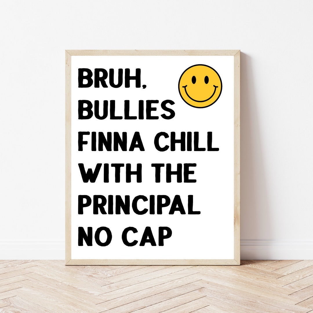 Funny High Middle School Classroom Rules Decor Poster, Math Prints ...