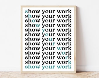 High School Math Poster English Classroom Decor Middle - Etsy