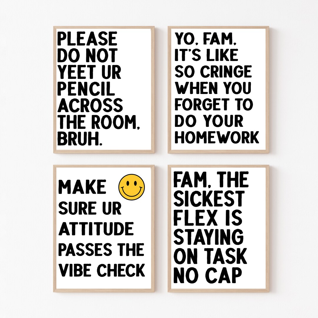 Classroom Decor Bundle Printables, Fourth Fifth Sixth Seventh Grade ...