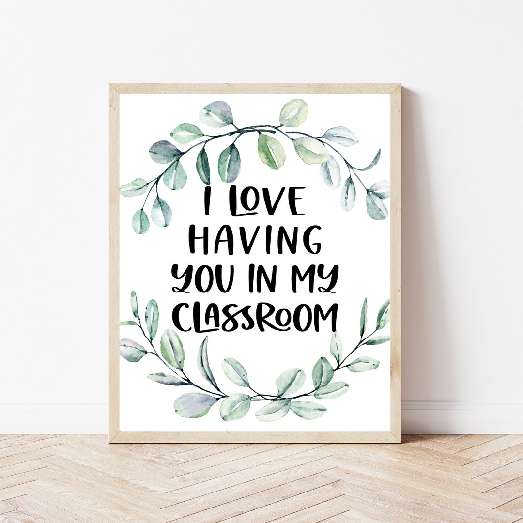 Classroom Door Welcome Sign, Classroom Inspiration Poster, Classroom ...