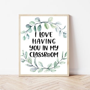 Classroom Door Welcome Sign, Classroom Inspiration Poster, Classroom ...
