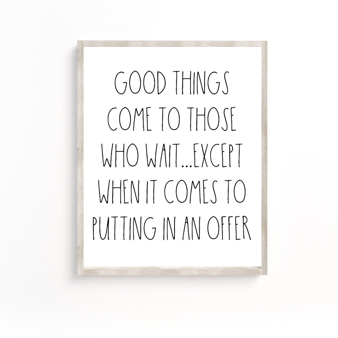 Real Estate Printable ,real Estate Sign,real Estate Agent Gift ...