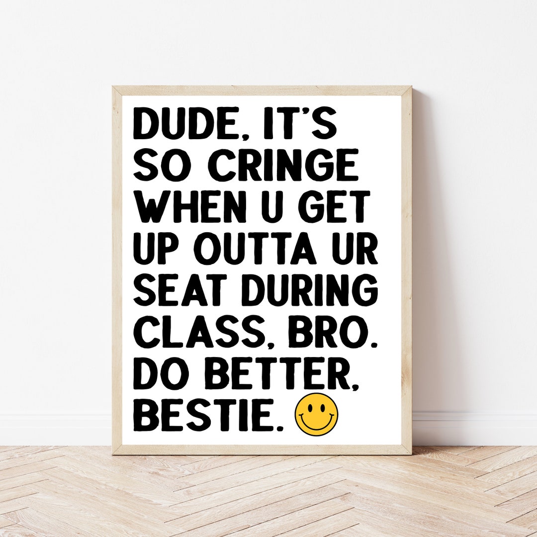 Middle School Classroom Decor, English Teacher Sign, Smiley Face Math ...