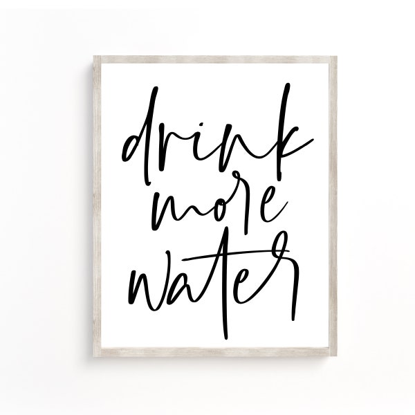 Drink More Water - Etsy
