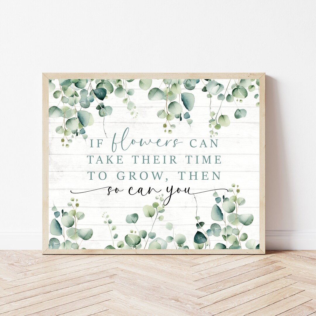 Spring Wall Art Printable, Farmhouse Spring Decor, Rustic Floral Print ...