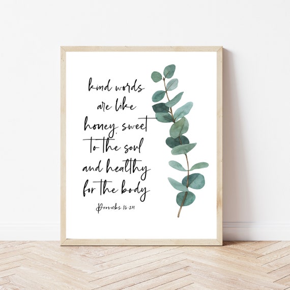 Rustic Bible Verse Sign Farmhouse Christian Wall Art | Etsy