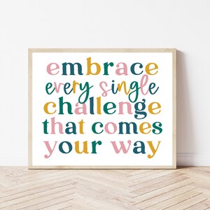 Growth Mindset Printable, High School Classroom Poster, Boho Classroom ...