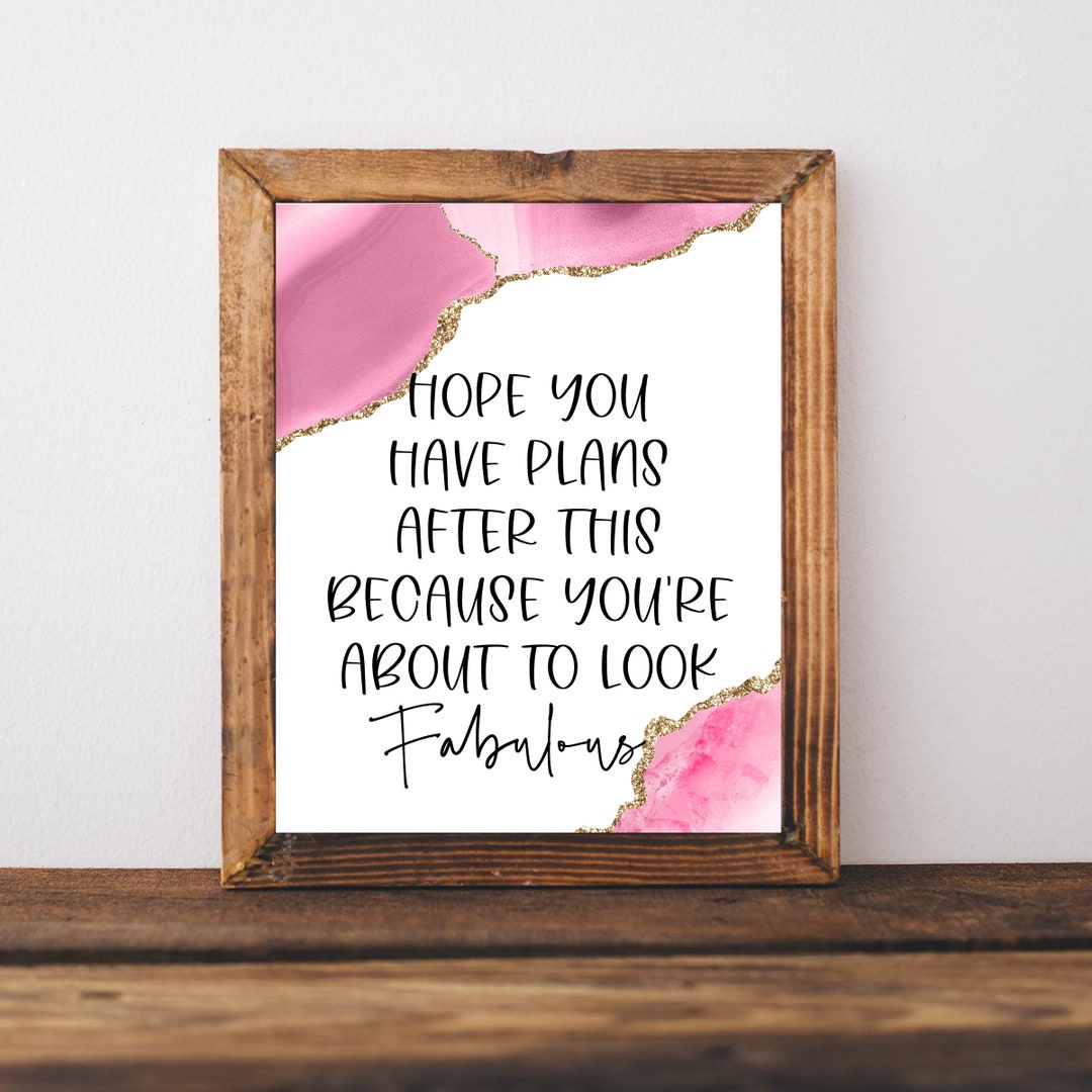 Salon Decor Signs, Hair Salon Wall Art, Spa Prints, Nail Salon Decor ...