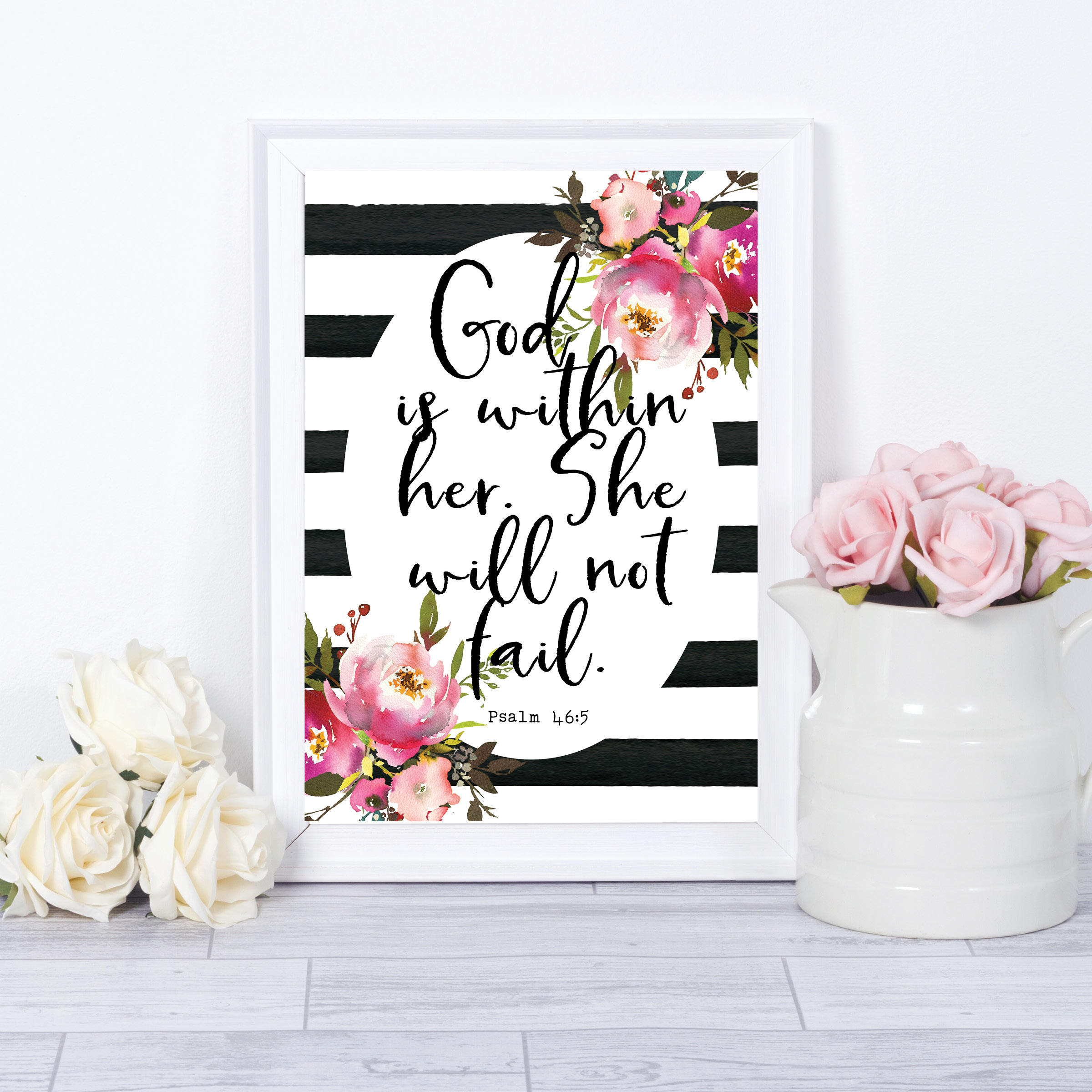 Bible Verse Wall Art Printable Wall Art Scripture Wall | Etsy