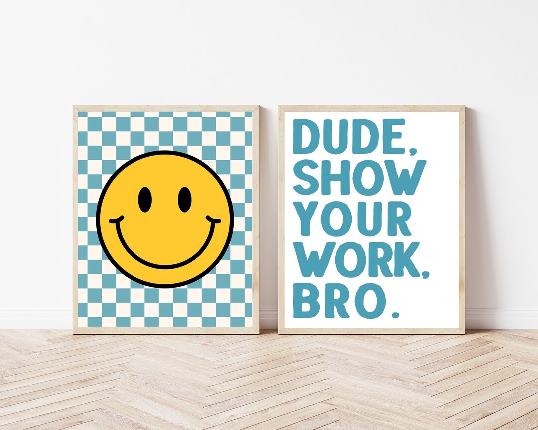 Classroom Bundle Middle School, Math Decor, Show Your Work Poster ...