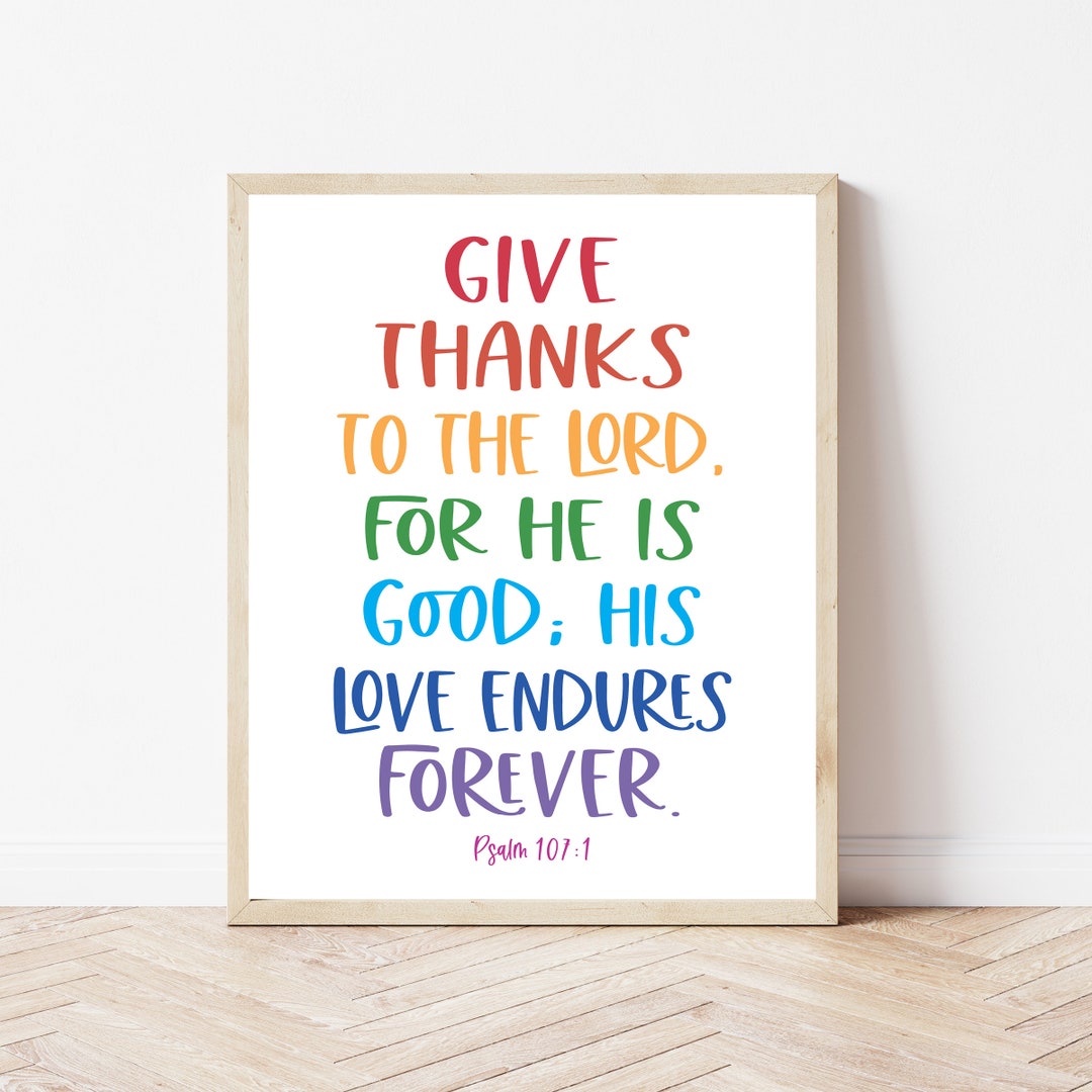 Rainbow Nursery Decor, Christian Rainbow Prints, Scripture Baby Gift ...