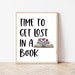 Reading Nook Decor, Story Time Sign, Classroom Reading Corner Poster ...